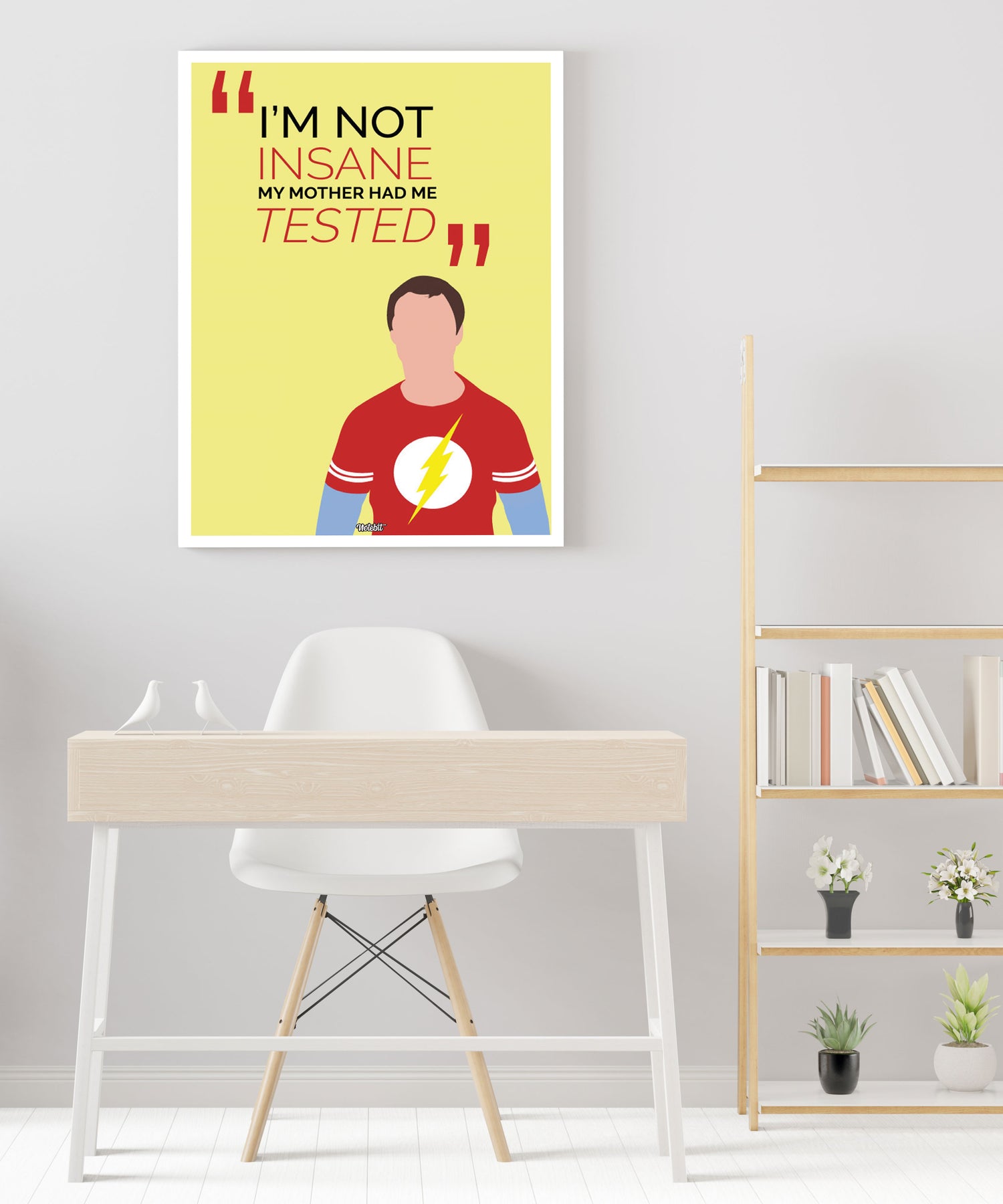 Sheldon Cooper Poster – Notebit